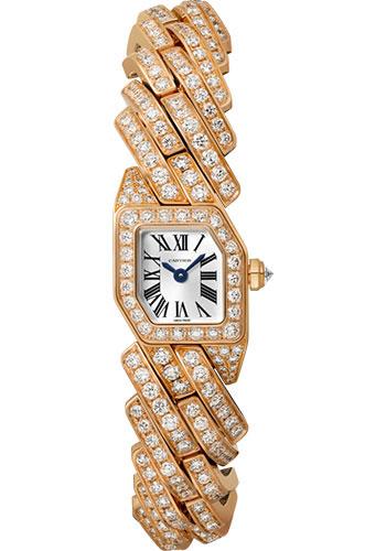 Cartier Maillon de Cartier Watch - 16 x 17 mm Pink Gold Case - Silver